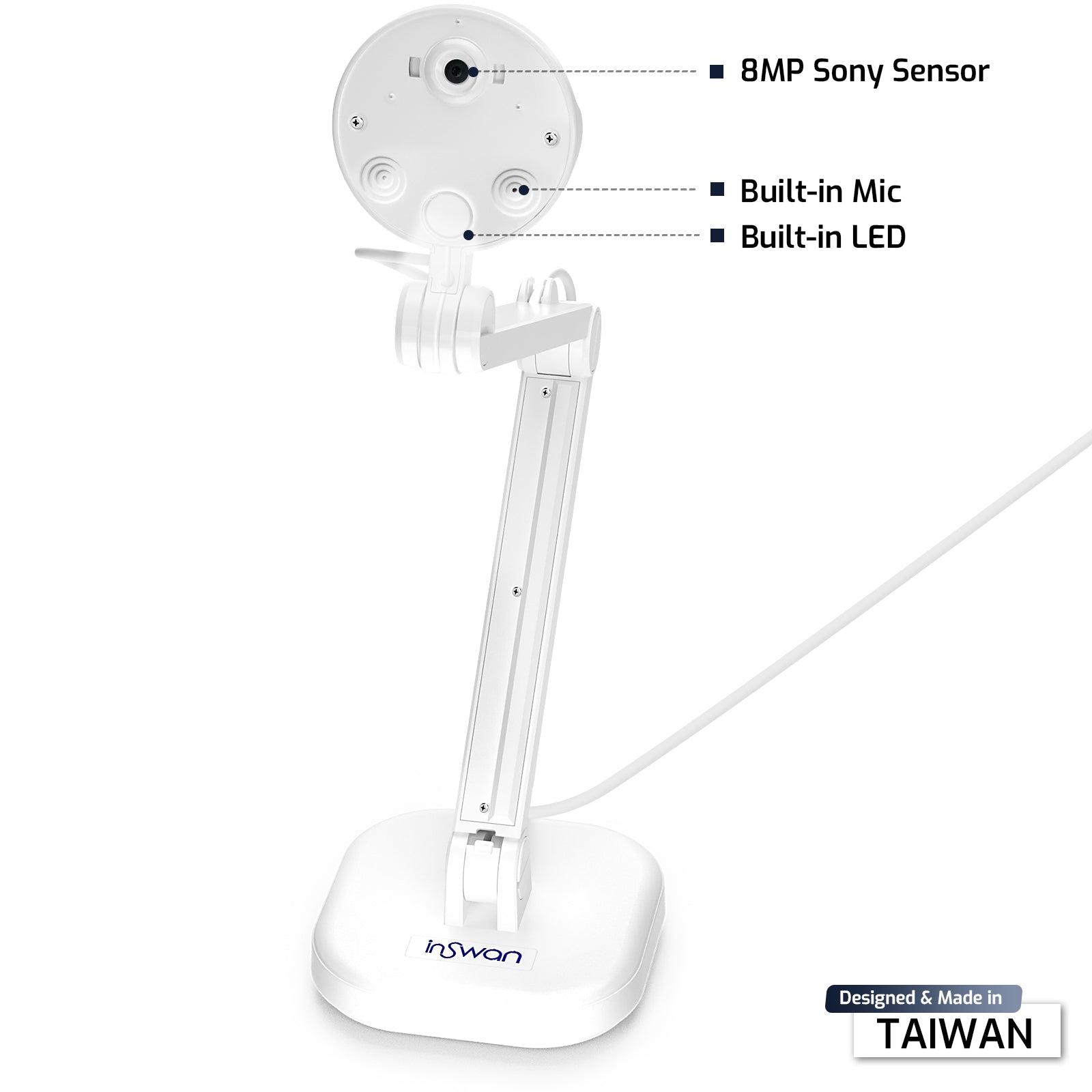 Inswan INS-1 8MP USB Document Camera – Inswan Document Camera