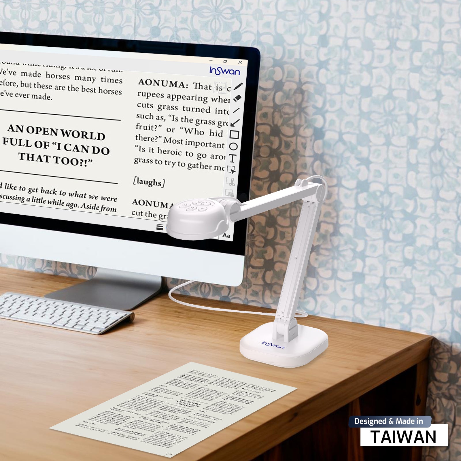 Inswan INS-1 8MP USB Document Camera – Inswan Document Camera